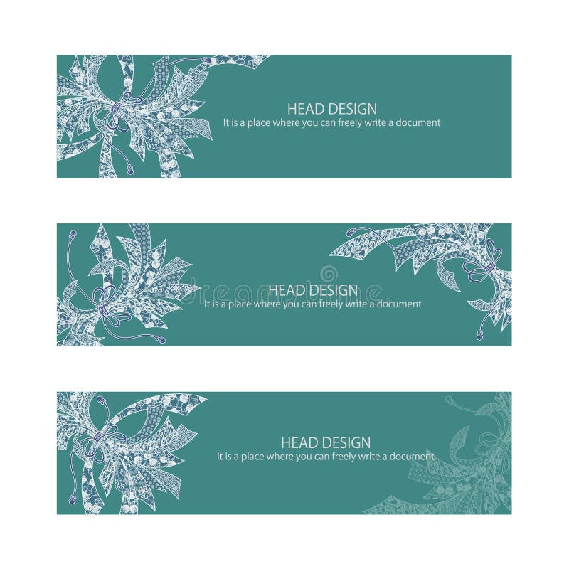 Web Header Design Using the Japanese-style Tradition Design, Stock ...