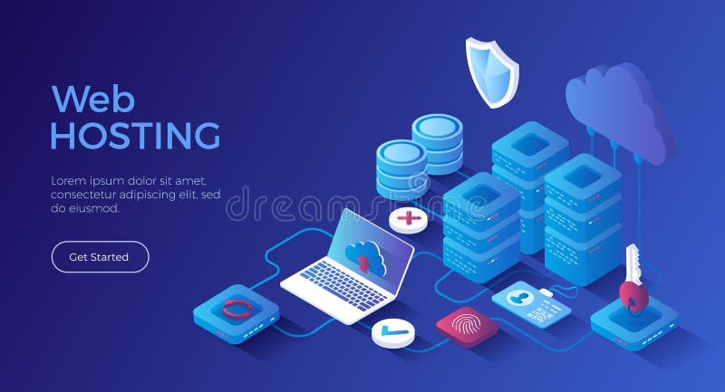 Сloud Storage Icon Big Data Processing And Database Concept Digital Information Technology