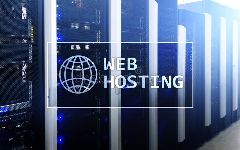 Web Hosting, Providing Storage Space and Access for Websites Stock ...