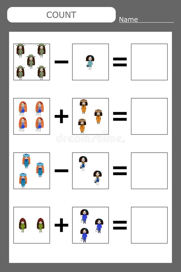 How Many Counting Game Cherry. Worksheet for Preschool Kids Kids ...