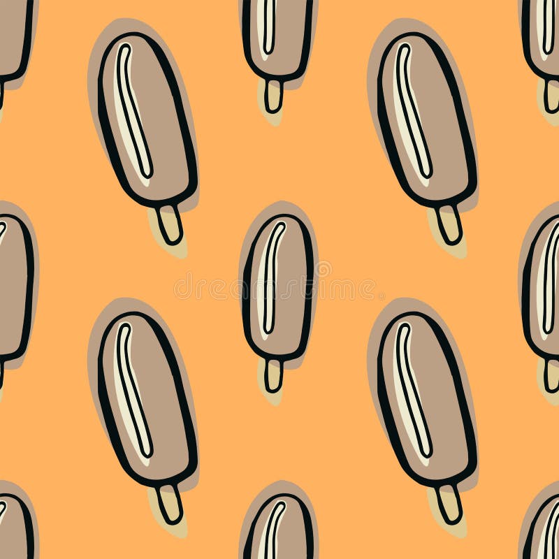 Doodle Fruit Popsicle Ice Lolly Stock Illustrations – 235 Doodle Fruit ...