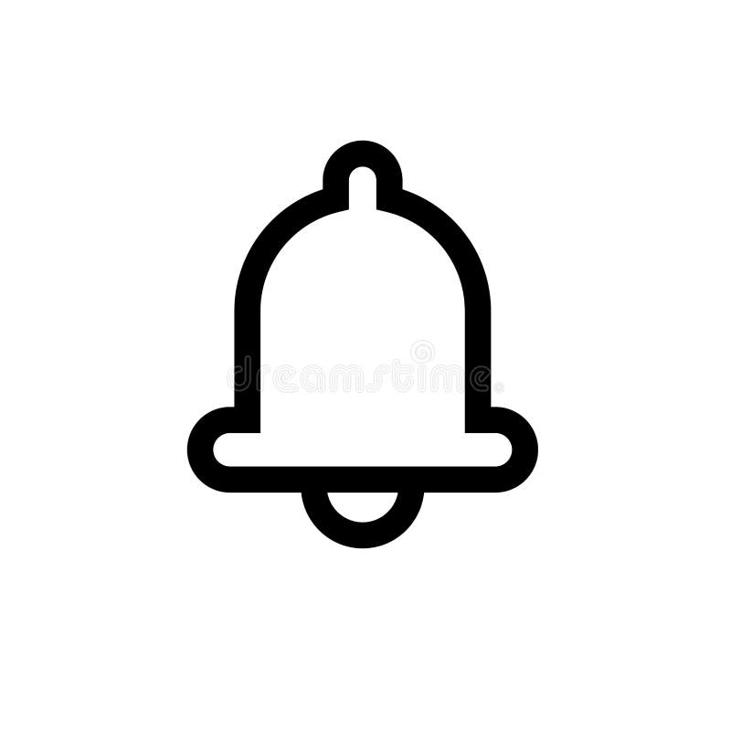 Web Icon Alarm Vector Simple Design Line Fill Glyph Stock Vector ...