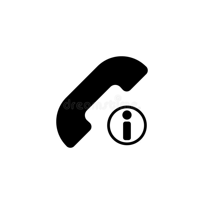 Icon. Information Call, Information about Calls Stock Vector ...