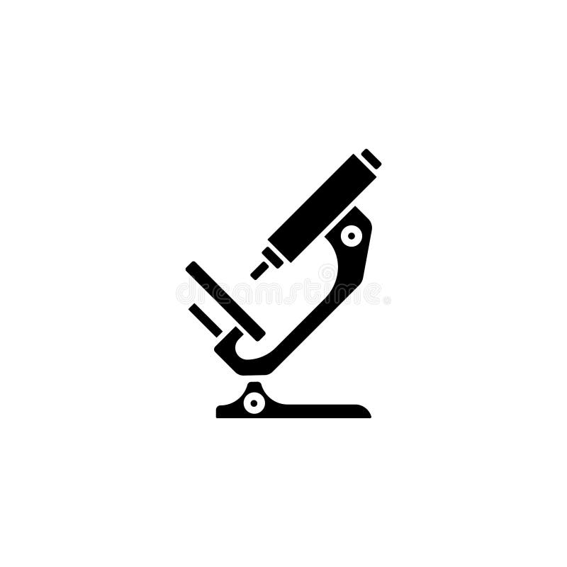 Icon. Microscope Symbol Sign Stock Vector - Illustration of microscope ...