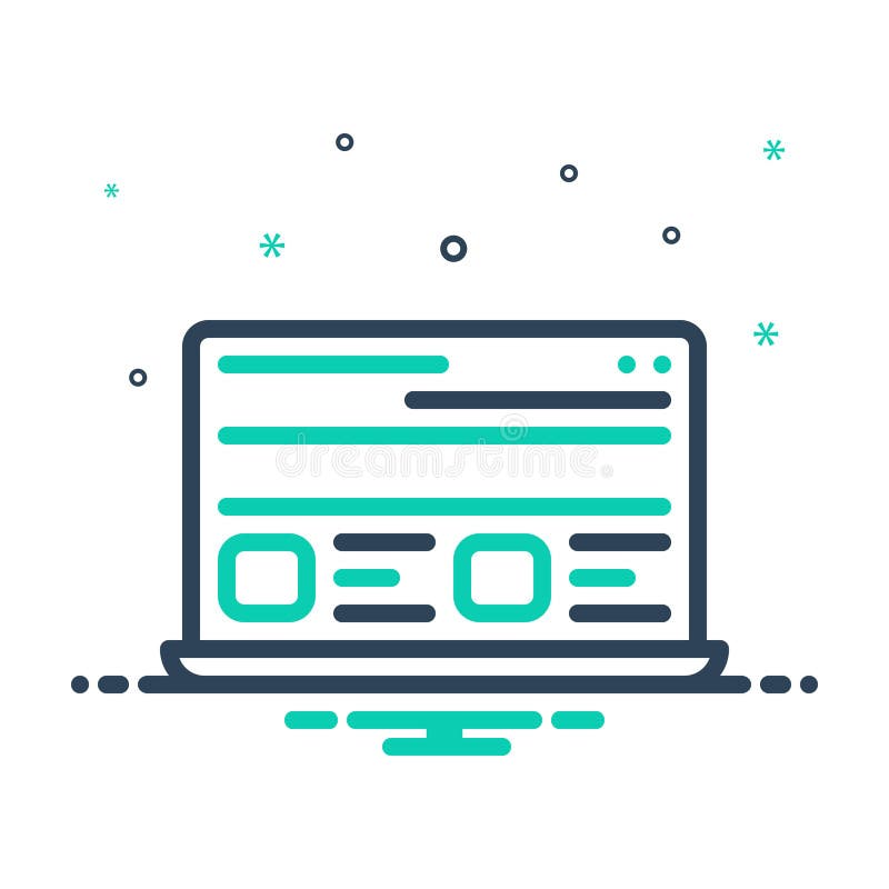 Mix Icon for Web, Programming and Networking Stock Vector - Illustration of icon, vector: 326874171