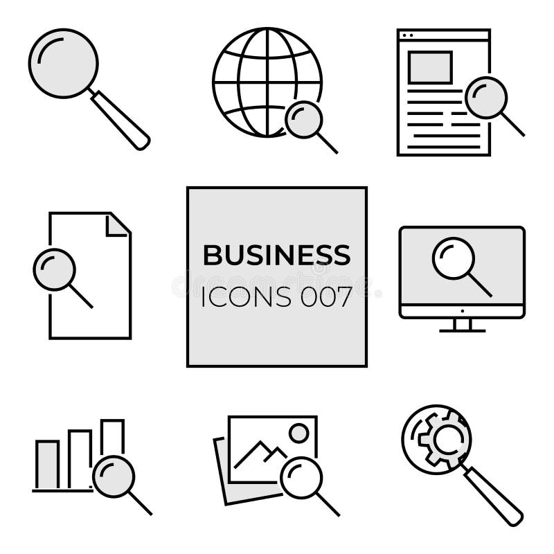 Web icon search stock illustration. Illustration of open - 143528126