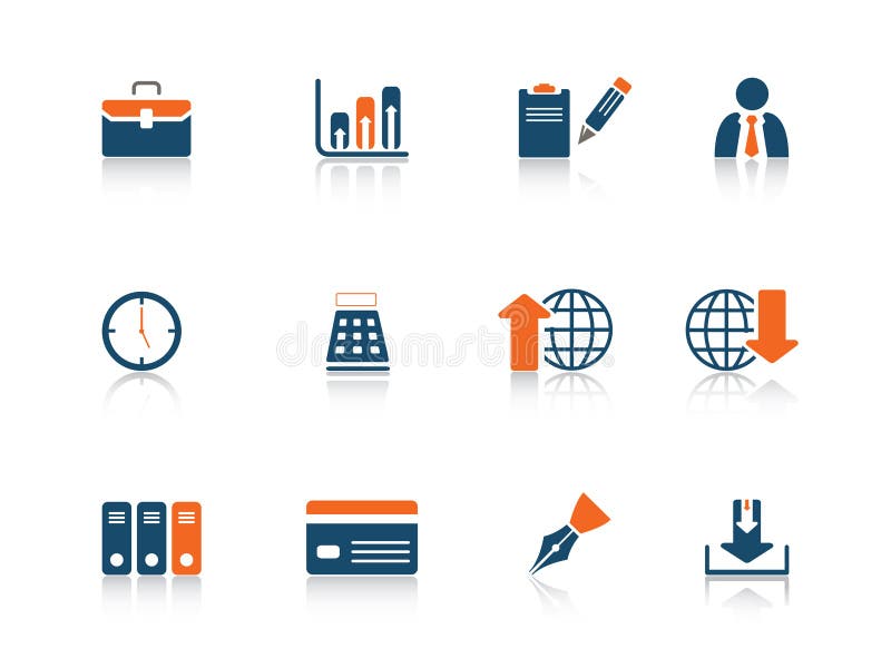 Web icon series stock vector. Illustration of orange, globe - 6916395