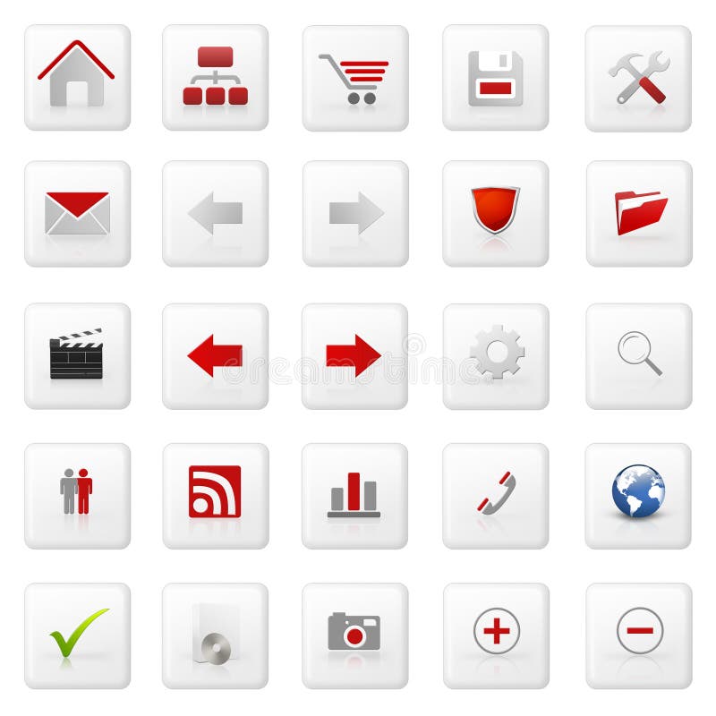 Web Site // Redico Series stock vector. Illustration of downloading ...