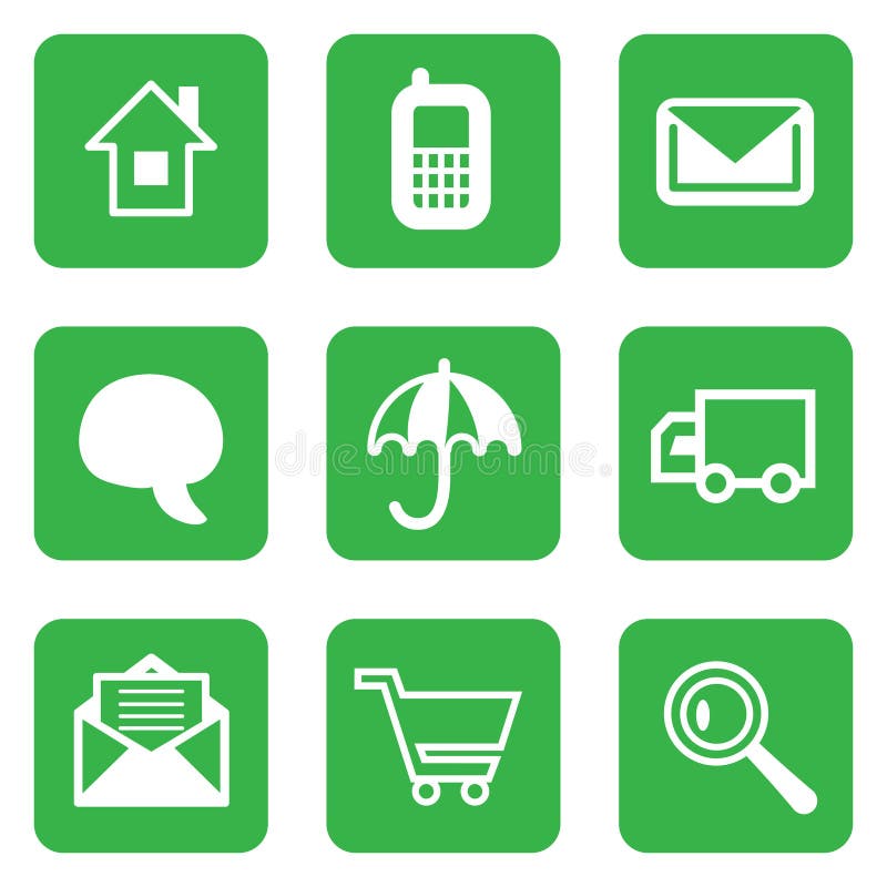 Web icon set. stock vector. Illustration of optimization - 92723620