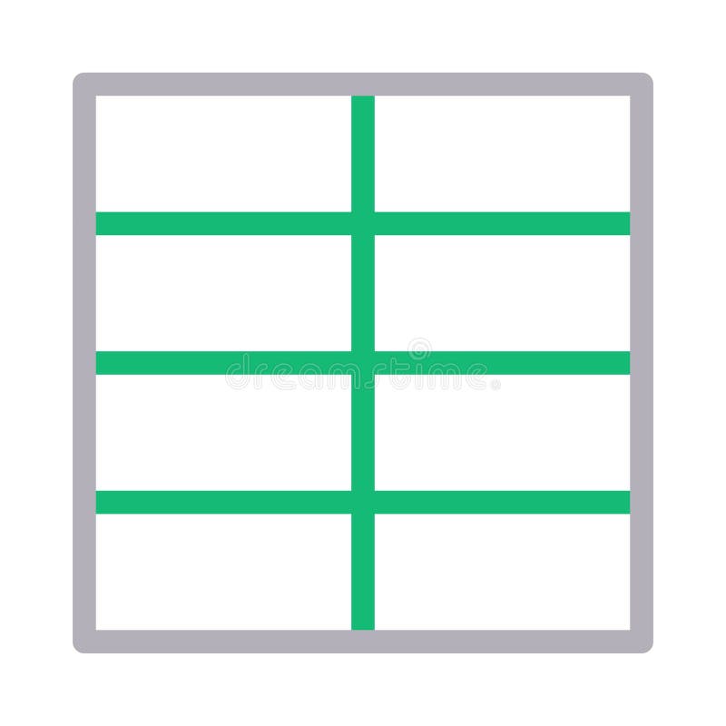 Web Colour Line Vector Icon Stock Vector - Illustration of graphic ...