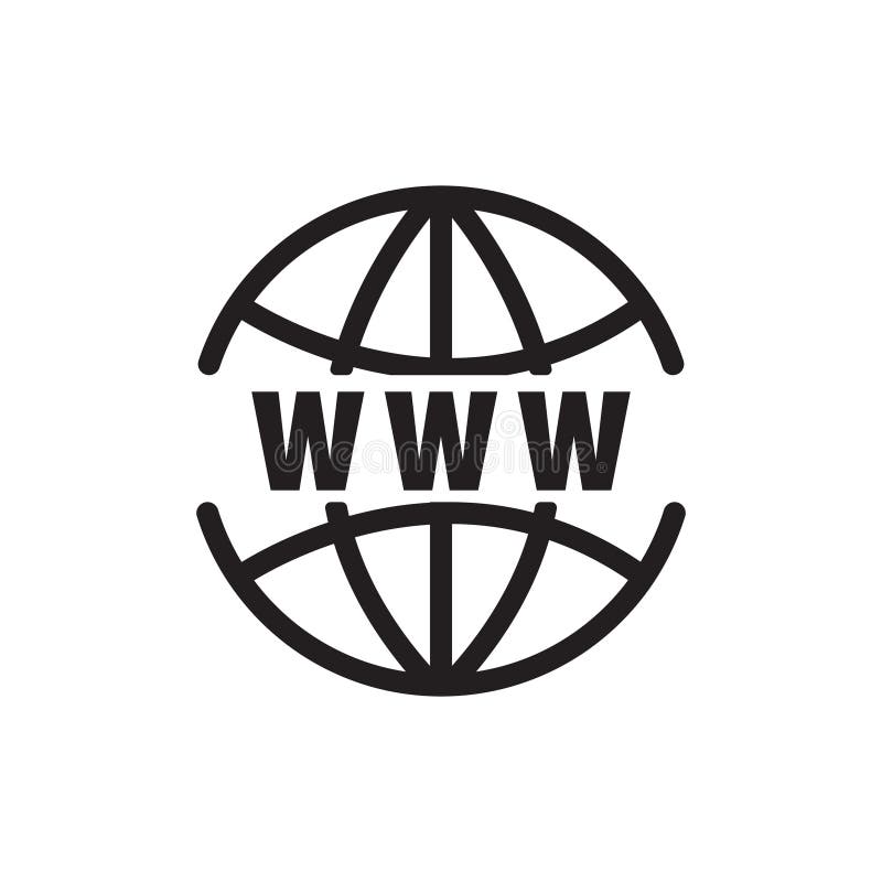 Web icon vector stock vector. Illustration of internet - 305401856