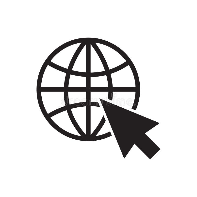 Web icon vector stock vector. Illustration of connection - 305401939