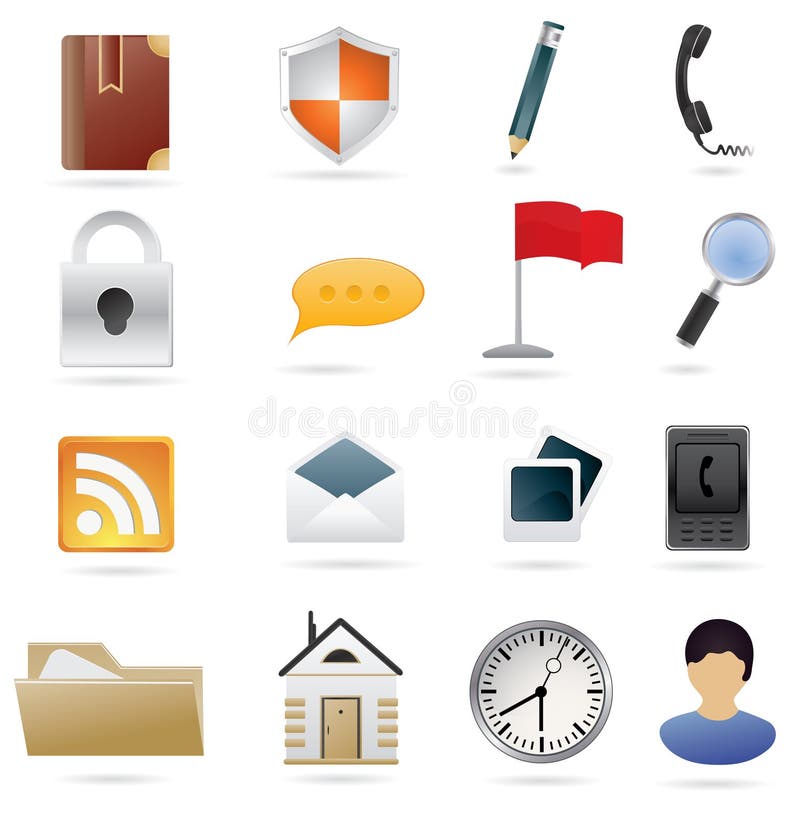 Web icons vectors stock vector. Illustration of characters - 15194440