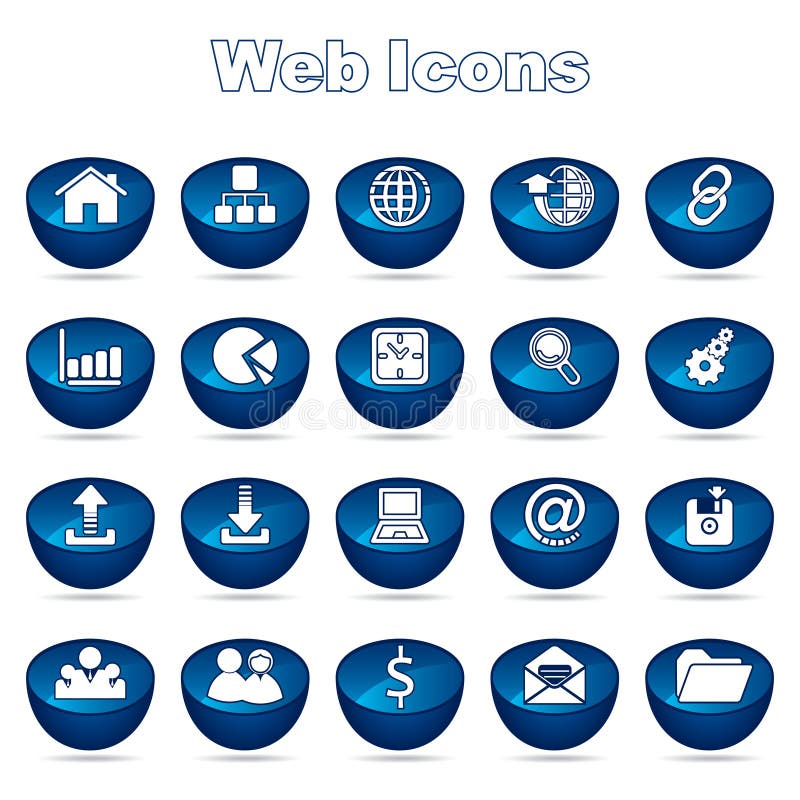 56 Web Icons stock vector. Illustration of nota, glass - 26261262