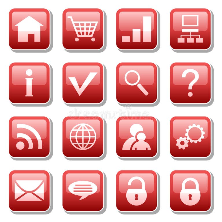 Web icons editorial stock image. Illustration of isolated - 5504279
