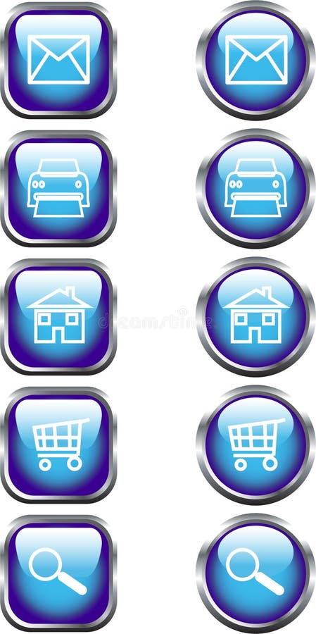 Web Icons stock vector. Illustration of communication - 7246469