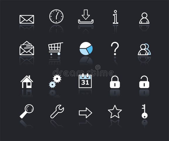 Dark Blue Web Icons Stock Illustrations – 9,844 Dark Blue Web Icons ...