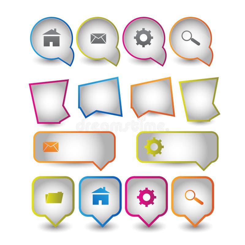 Web icons boxes stock vector. Illustration of arrow, boxes - 47275464