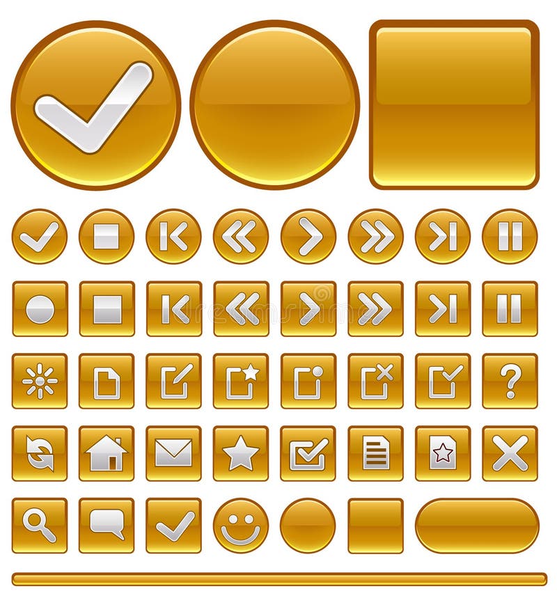 Glossy Yellow Web Icons Stock Illustrations – 5,532 Glossy Yellow Web ...