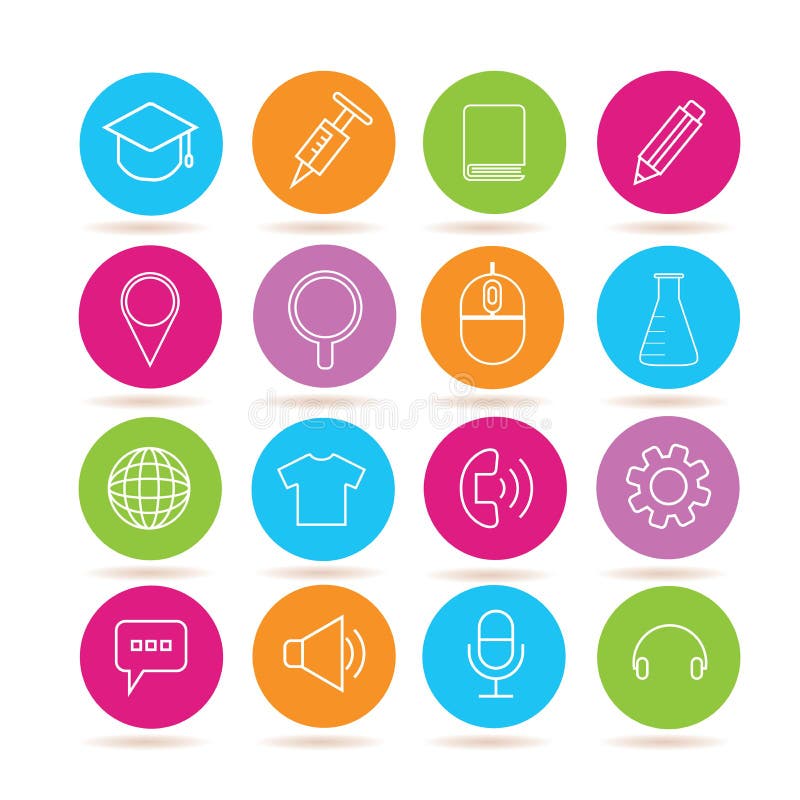 Web icons stock illustration. Illustration of collection - 80942859