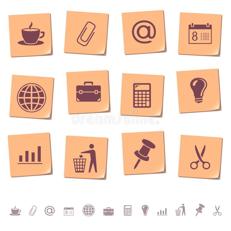 Notes Pictograms Stock Illustrations – 565 Notes Pictograms Stock ...