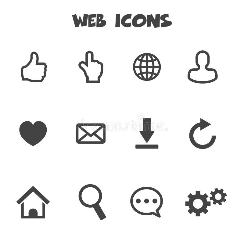 56 Web Icons stock vector. Illustration of nota, glass - 26261262