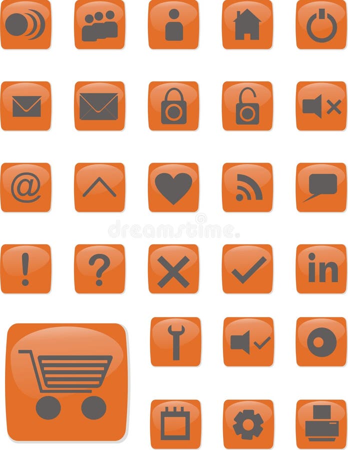 New web icons stock vector. Illustration of homepage - 32827204