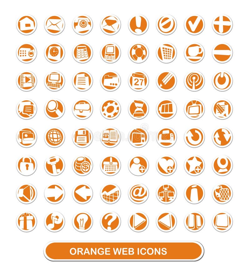 Web doodle icon set stock vector. Illustration of design - 20333702