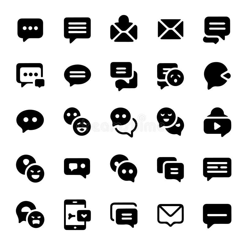 Web Icons Set Offers a Vector Design of Computer and Internet Symbols ...