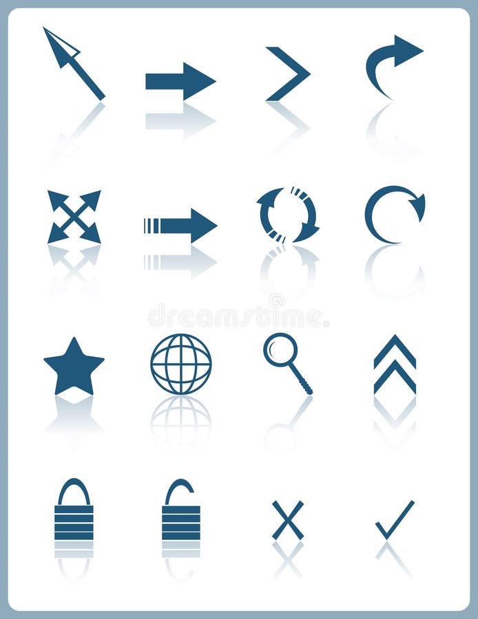 Web icons stock vector. Illustration of pictogram, share - 31465644