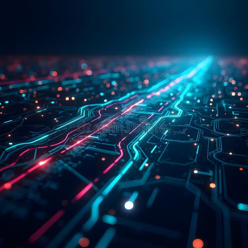 Web of Illuminated Circuits the Veins of Modern Innovation ...