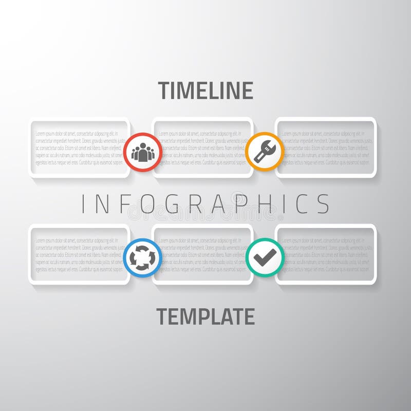 Web Infographic Timeline Template Layout with Stock Vector ...