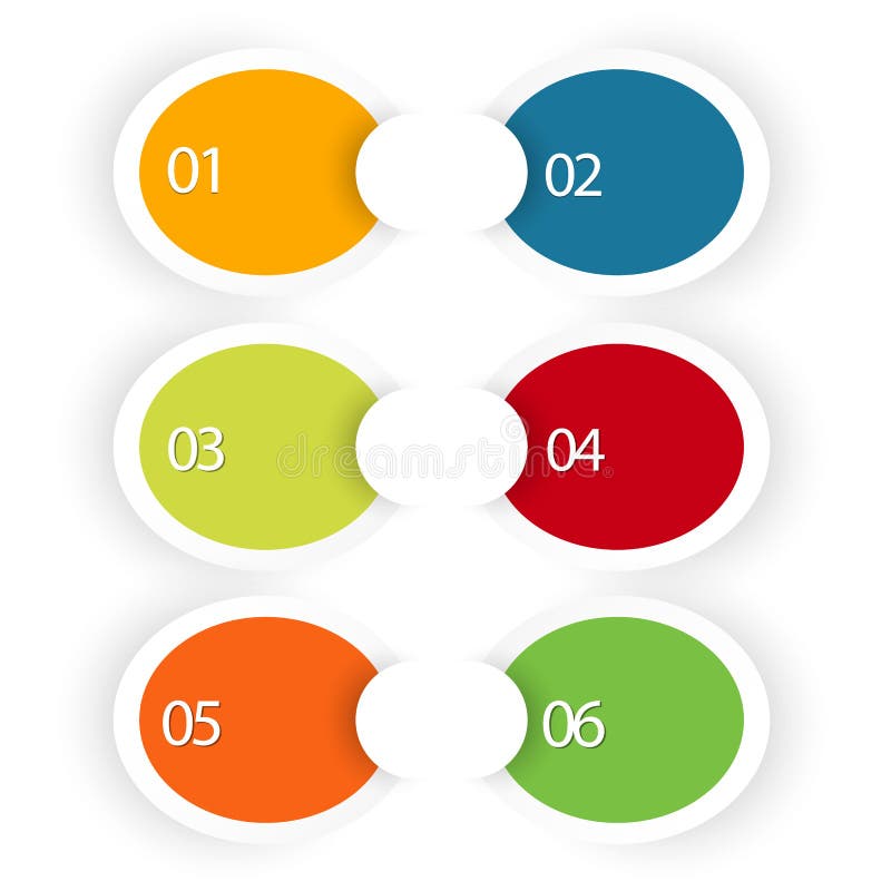 Web Infographics Banner with Number Options Stock Vector - Illustration ...