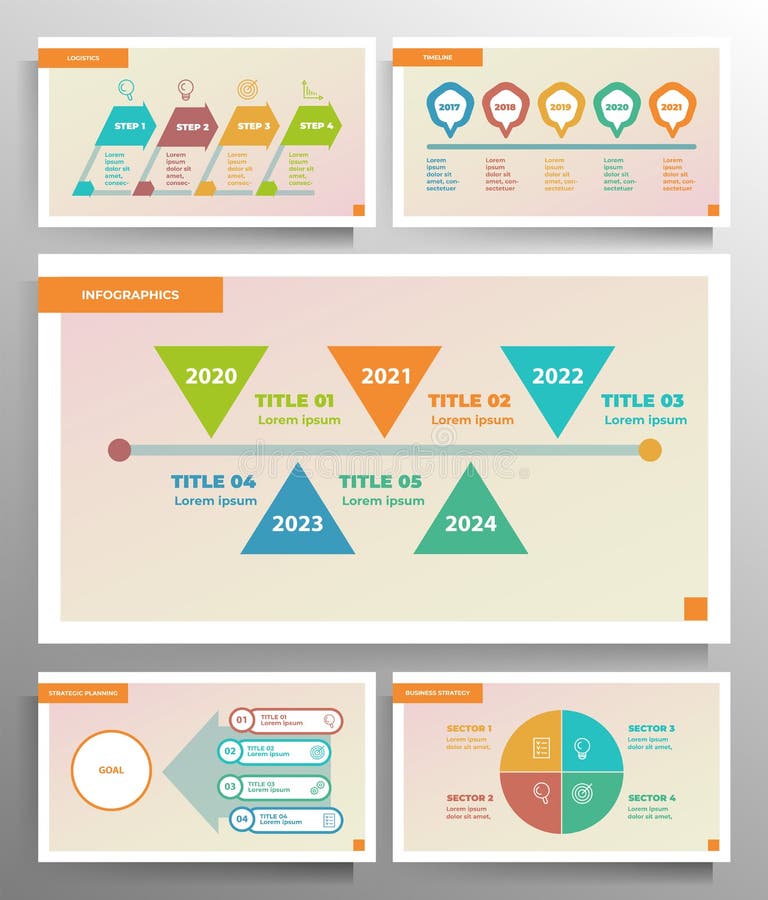 Infographics Slide Template for Business Presentation. Stock ...