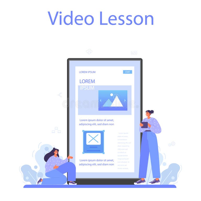 Web Integration Online Service or Platform. Website Layout Converting Stock Vector ...