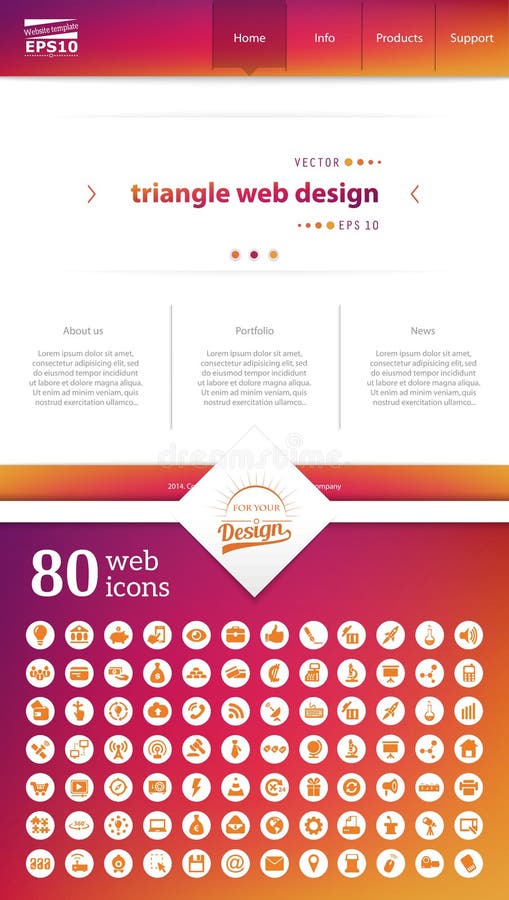 Web interface stock vector. Illustration of cool, backdrop - 67681286