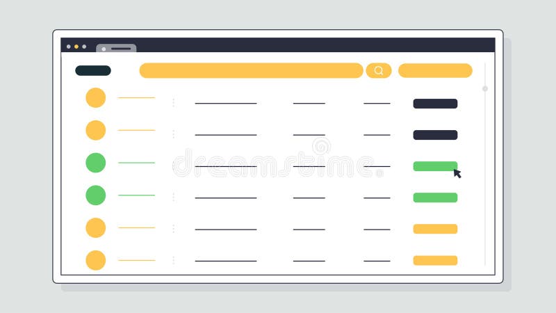 Web Interface Concept. Webpage Design. UI and UX Elements for Mobile Application and Program ...