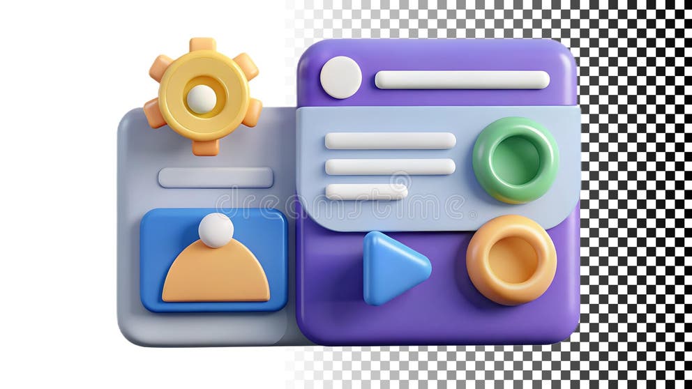 Web Interface Dashboard UI Icon, Website Settings Application Design Page Png Transparent Image ...