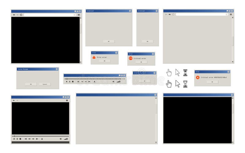 Retro Browser Window Stock Illustrations – 1,160 Retro Browser Window Stock Illustrations ...
