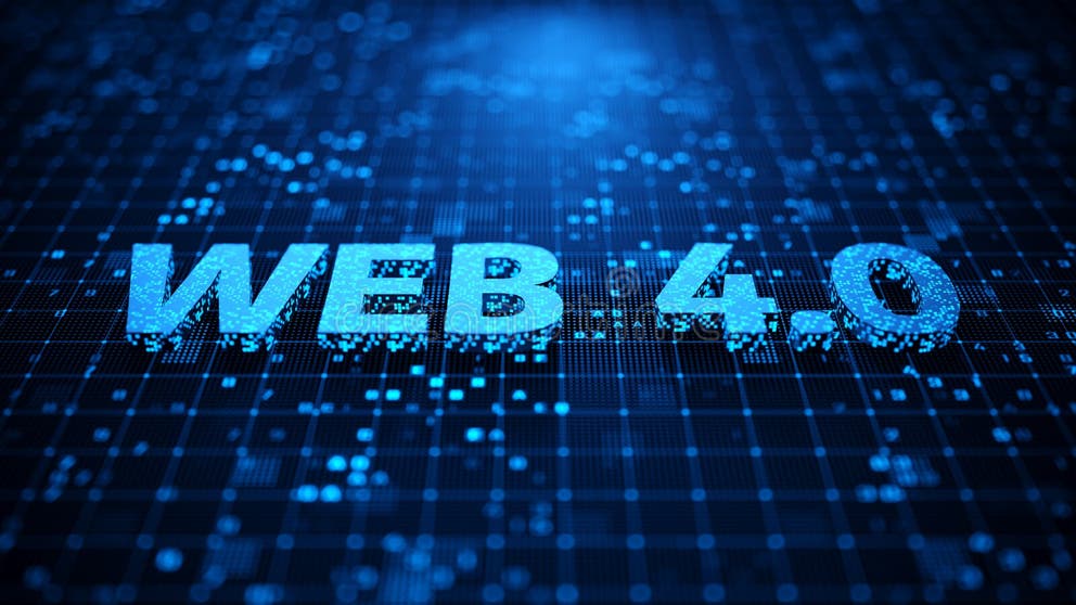 Web 4.0 Internet Business Technology, Decentralized System Concept ...