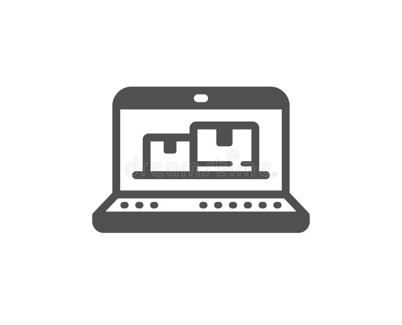 Web Inventory Icon. Wholesale Computer Sign. Vector Stock Vector ...