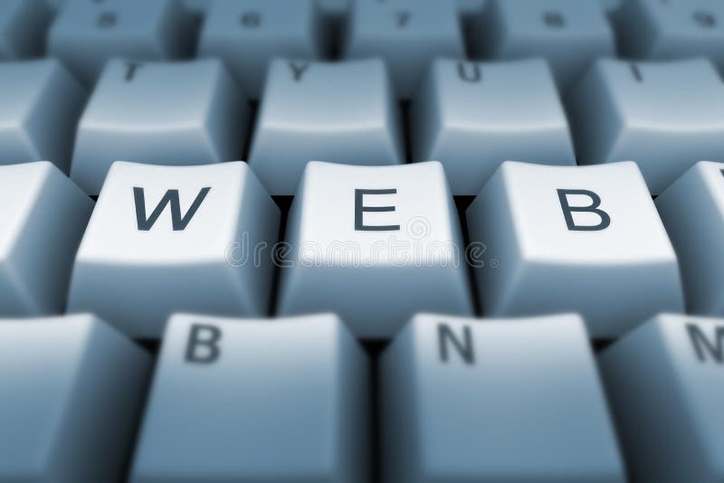 Web keyboard stock illustration. Illustration of toned - 17986175