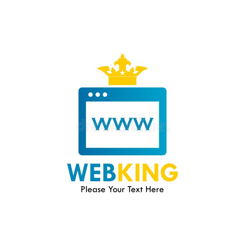 Web king logo stock vector. Illustration of creative - 264177440