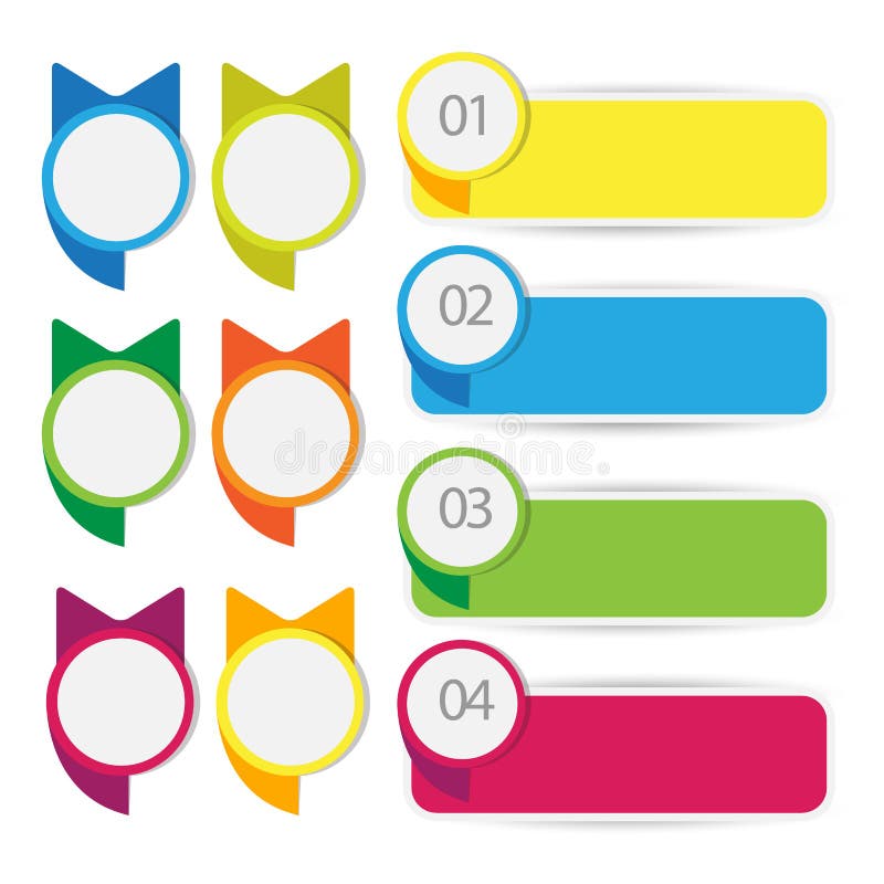 Web Label,tag or Banner Collection Stock Vector - Illustration of ...