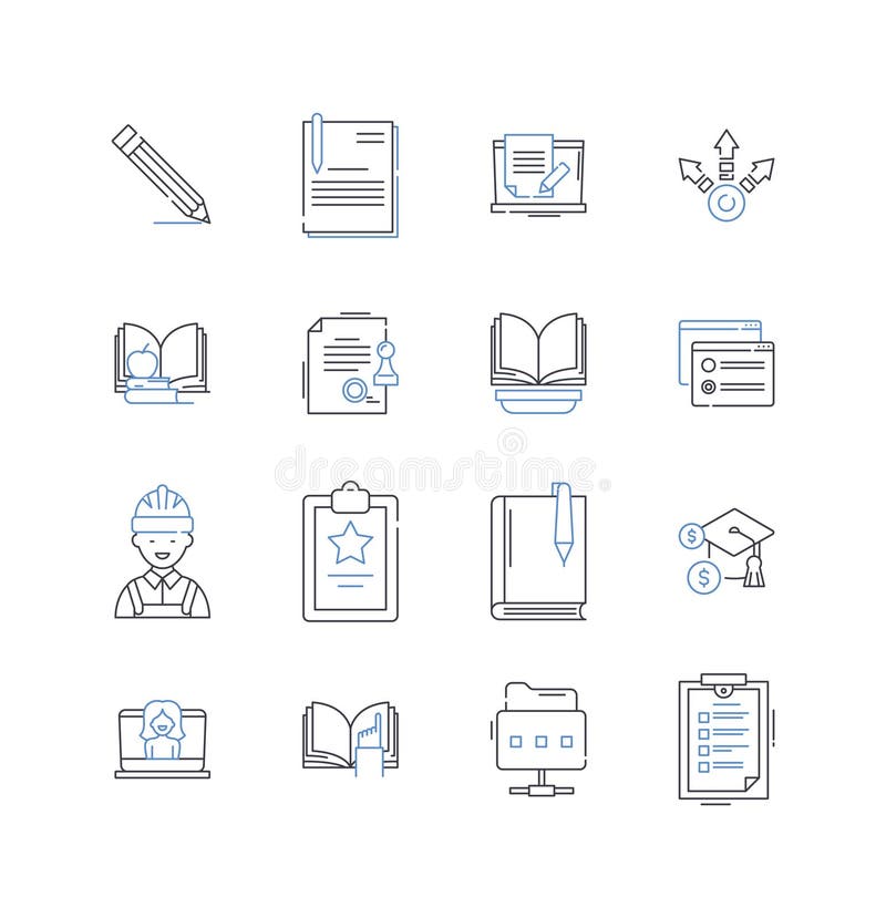 Web Learning Line Icons Collection. E-Learning, Online Education ... Web Learning Line Icons Collection. E-Learning, Online Education ...