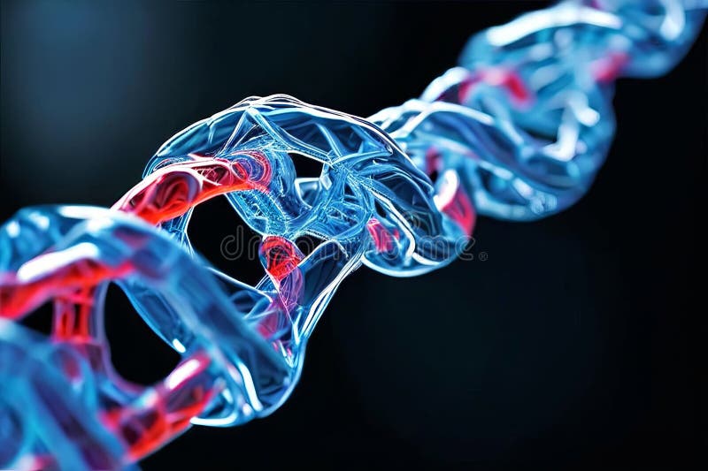 The Web Like Structure of Polymer Chains Stock Photo - Image of naive ...