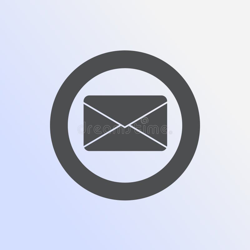 Web Line Icon. Letter, Read Message Stock Vector - Illustration of ...