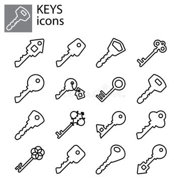 Keys Line Art Stock Illustrations – 2,950 Keys Line Art Stock ...