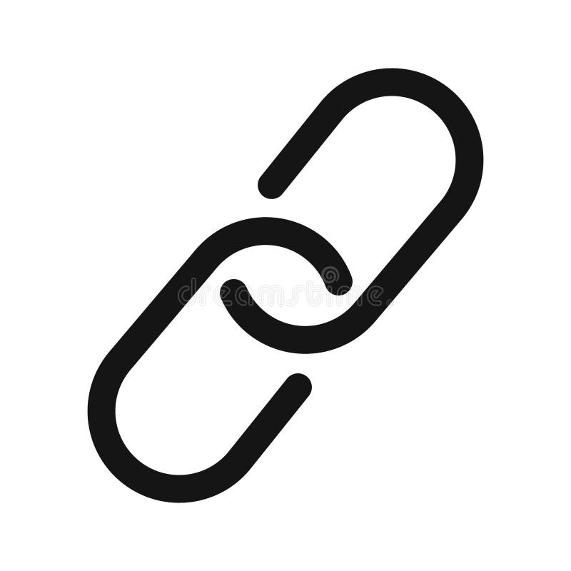 Web Link Icon Ideal for Internet Connectivity and Hyperlinks Stock ...