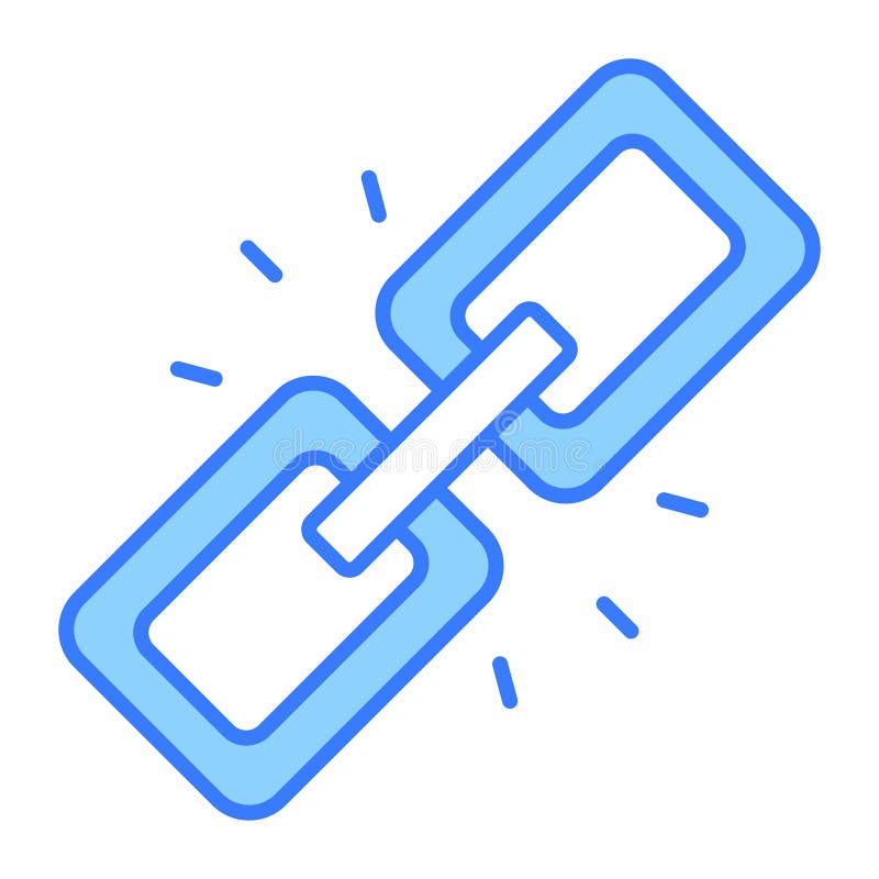 Web Link Icon Modern Illustration Stock Vector - Illustration of single ...